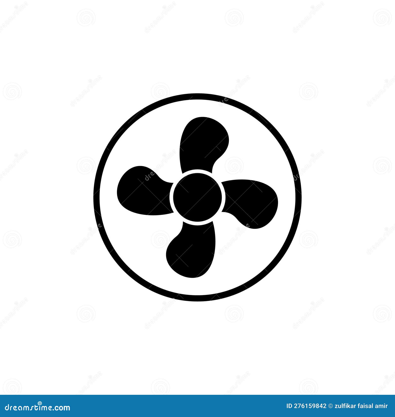 Fan Icon . Blower Icon. Propeller. Ceiling Stock Vector - Illustration ...