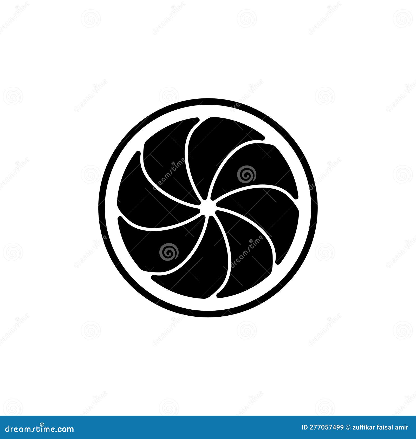 Fan Icon . Blower Icon. Propeller. Ceiling Stock Vector - Illustration ...