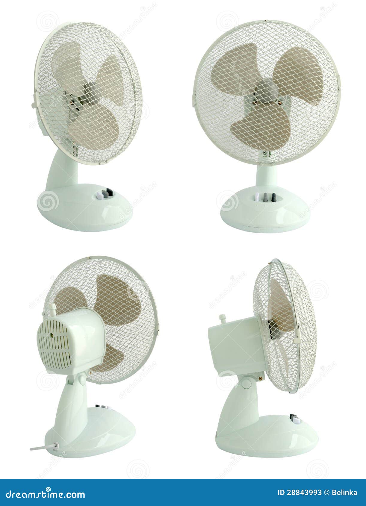 Fan isolated on white stock image. Image of turbine, seasonal - 28843993