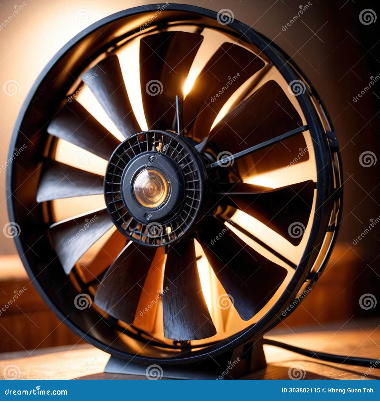 Fan , Mechanical Device To Create Wind and Ventilation Stock ...