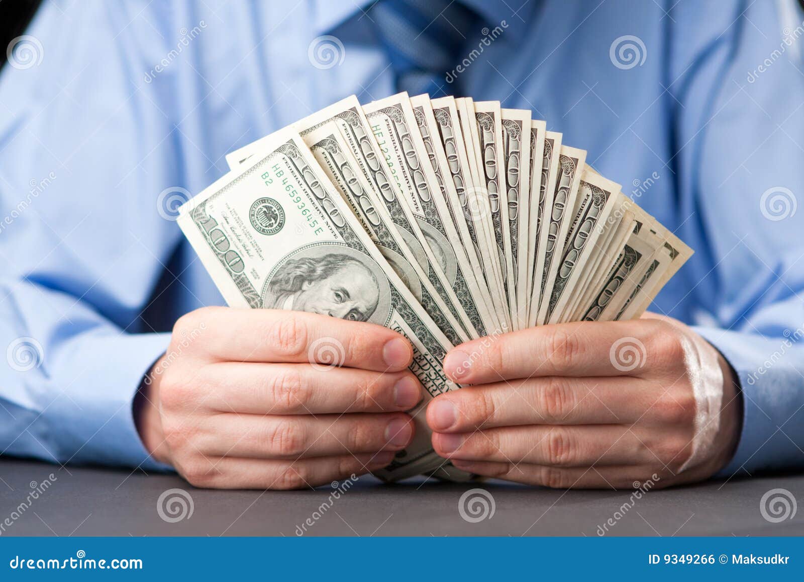 A fan of money stock photo. Image of dollar, american - 9349266