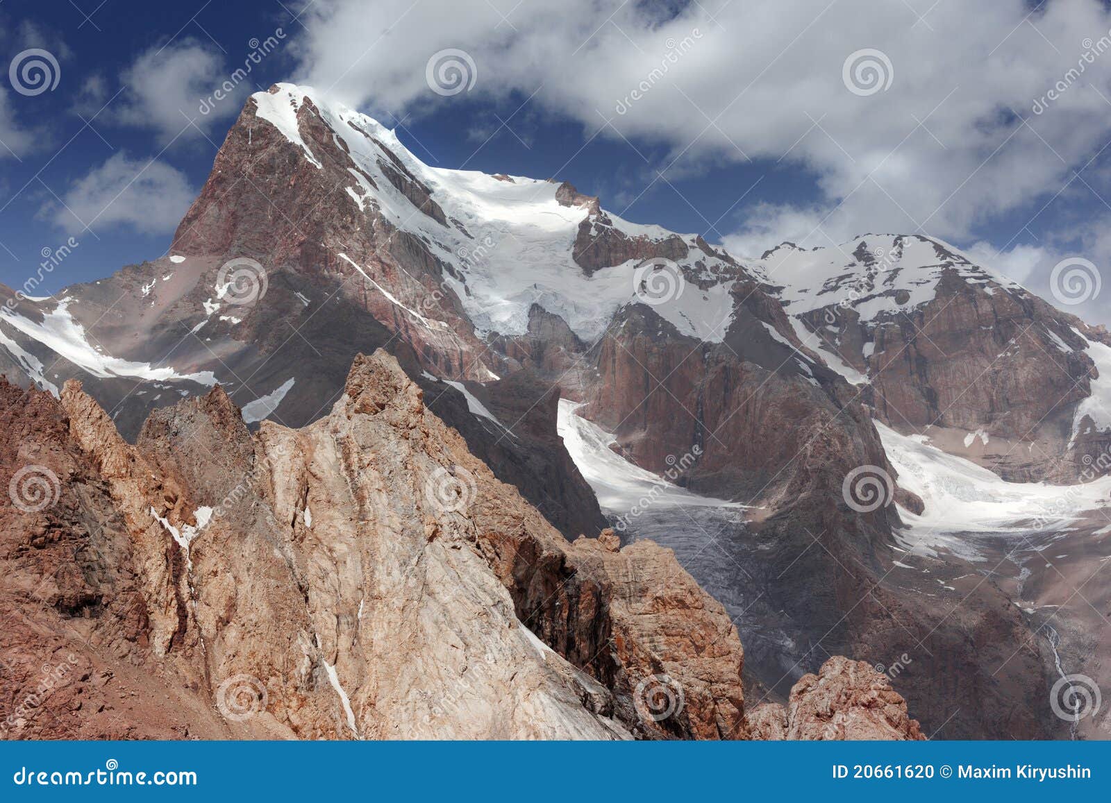 Fan mountains stock photo. Image of stone, mountain, alpine - 20661620