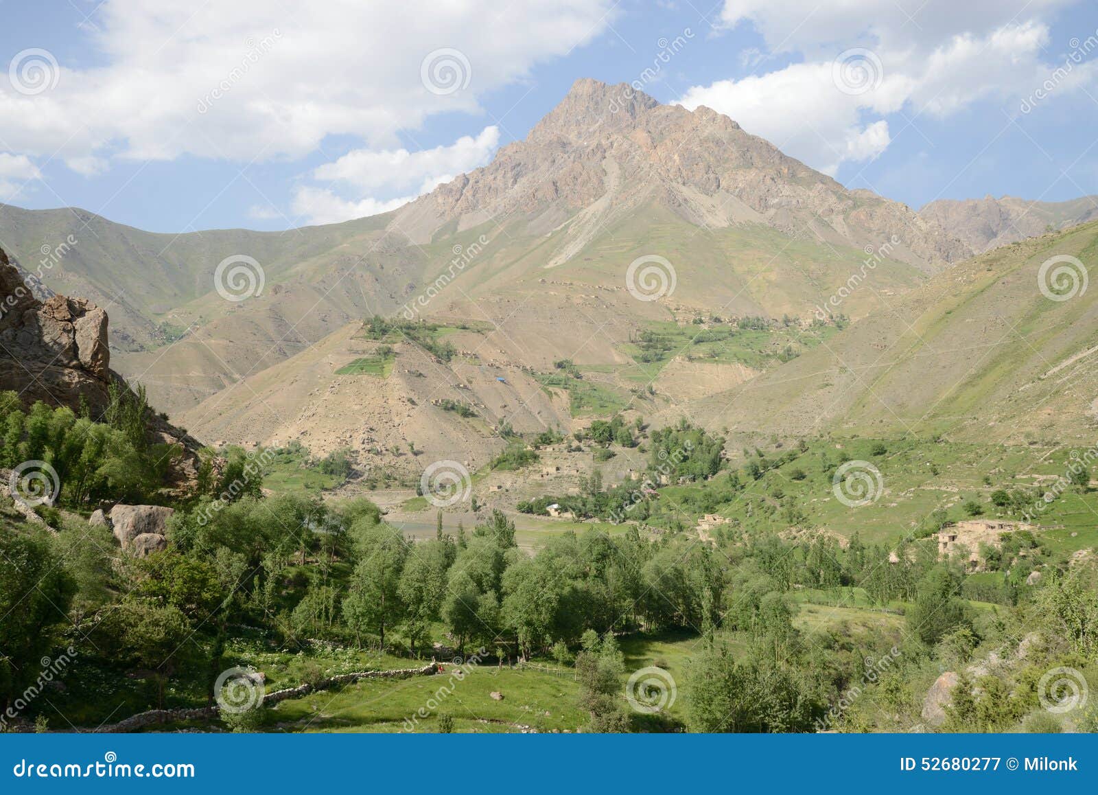 Fan mountains stock image. Image of peak, travel, summit - 52680277