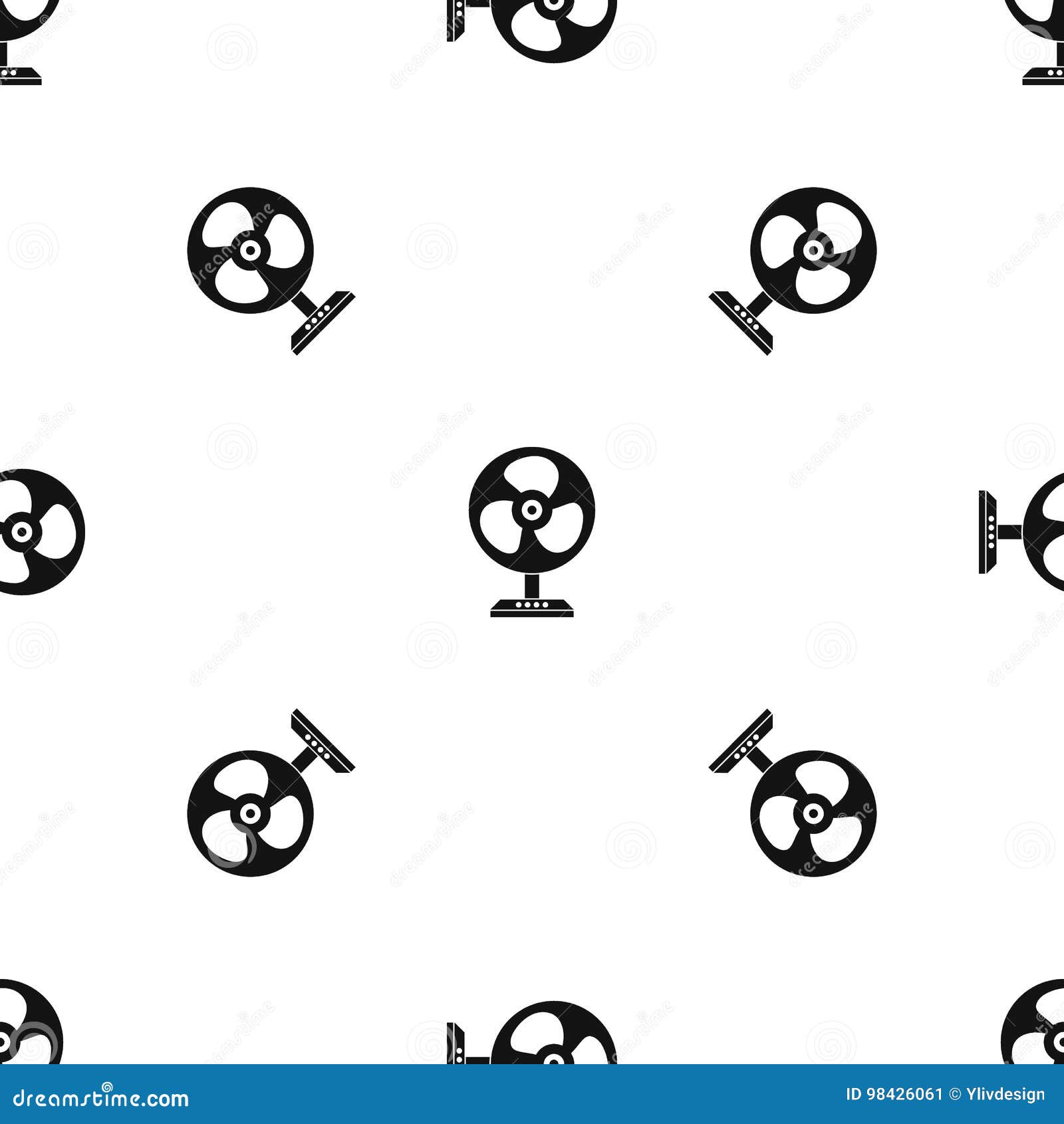 Fan pattern seamless black stock vector. Illustration of repeating ...