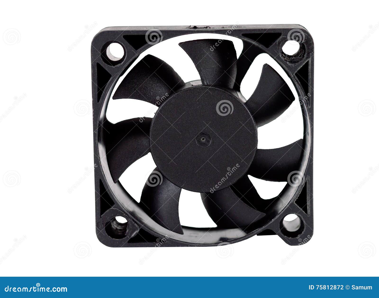 Fan for PC stock photo. Image of electric, interconnect - 75812872