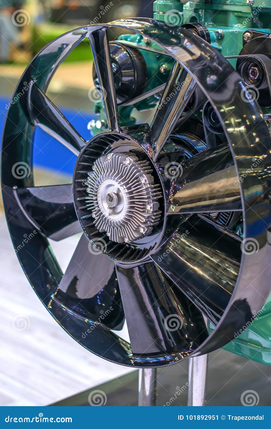 Fan Propeller On Propulsion System At The Factory Royalty-Free Stock ...