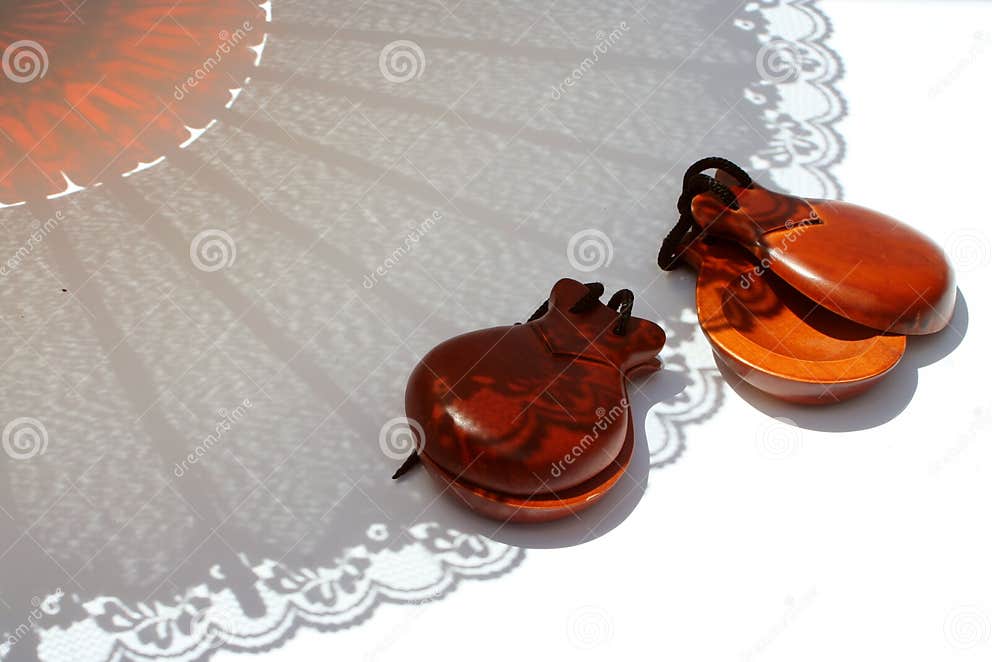 Fan shadow stock photo. Image of castanets, shadow, sound - 745212