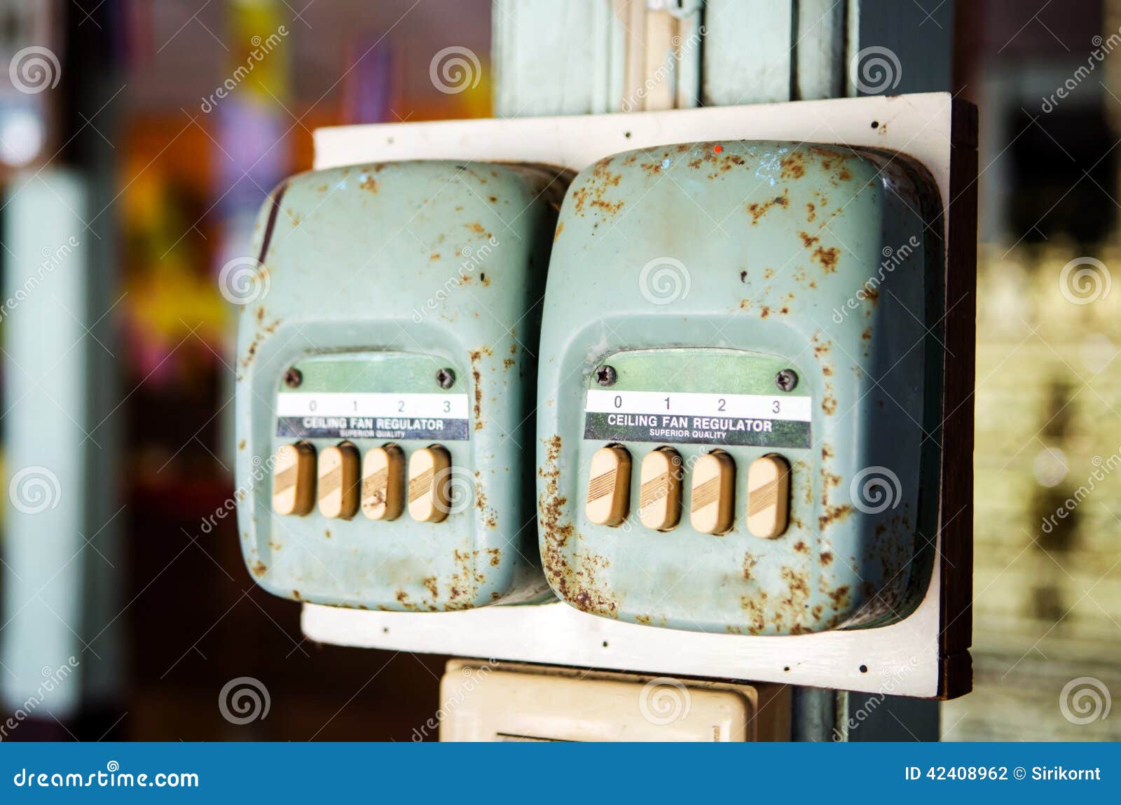 Fan speed controller stock photo. Image of electrical - 42408962