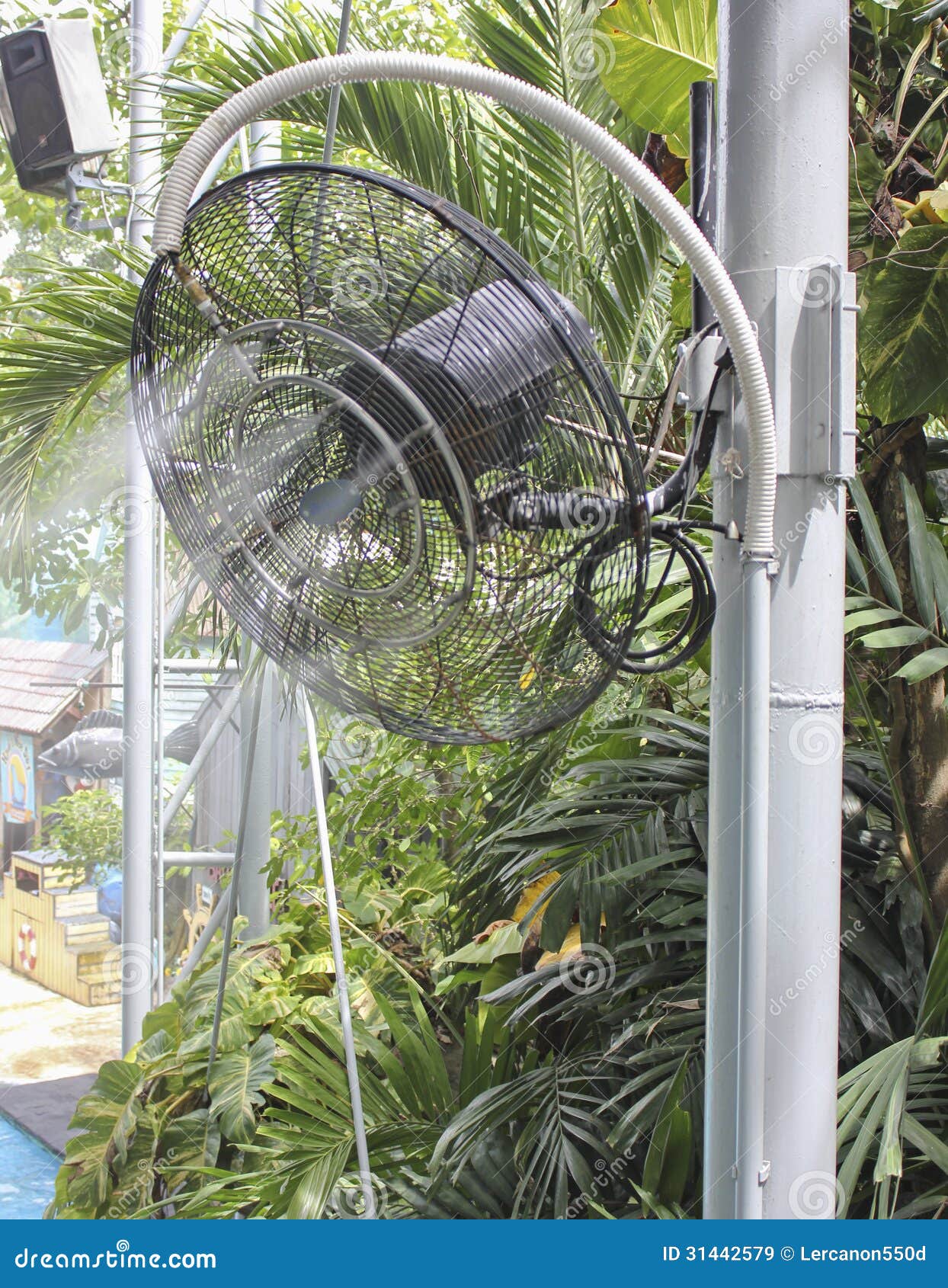 Fan steam stock image. Image of electronics, wind, object - 31442579