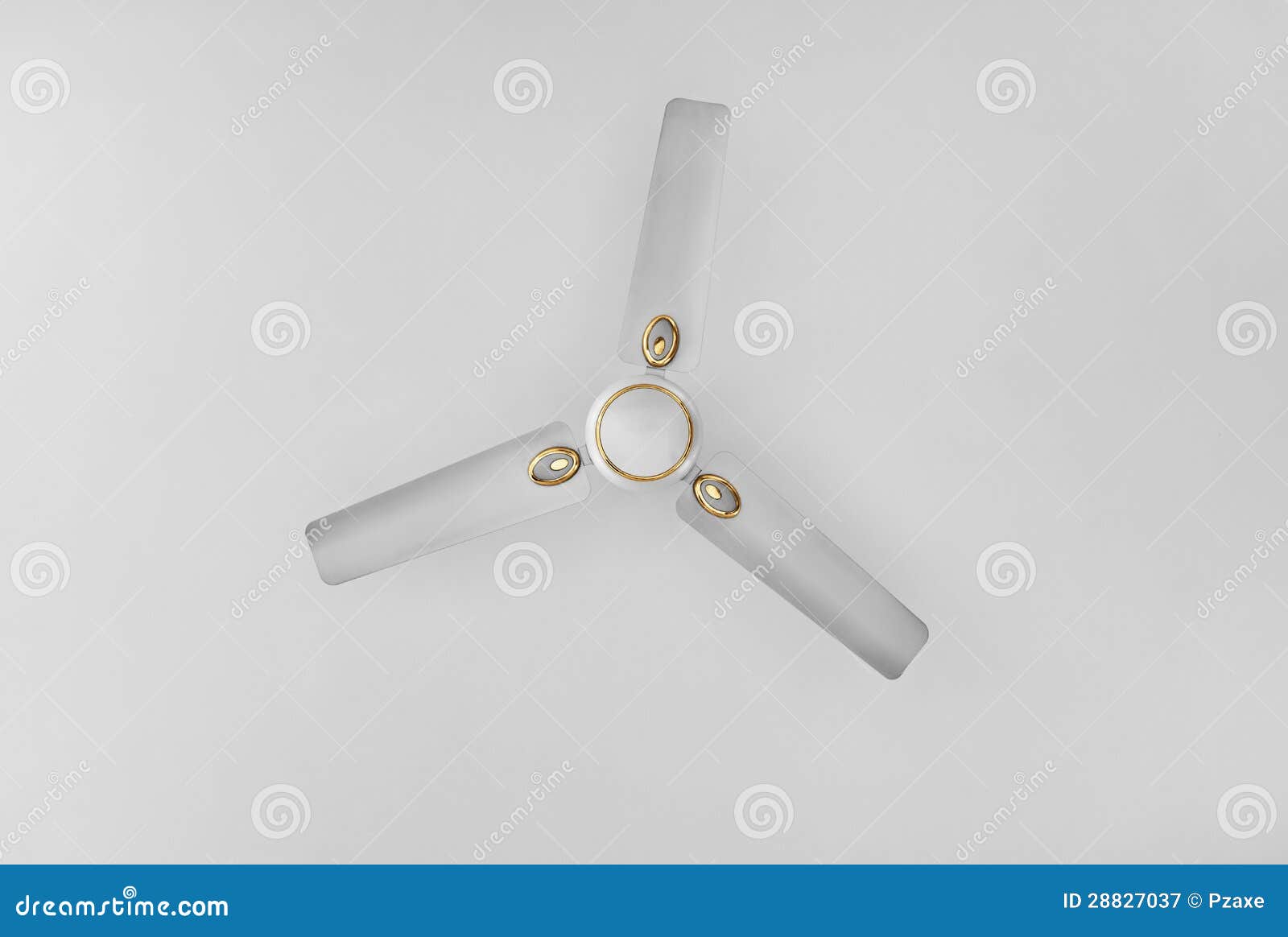 Fan with three blades stock image. Image of view, shape - 28827037