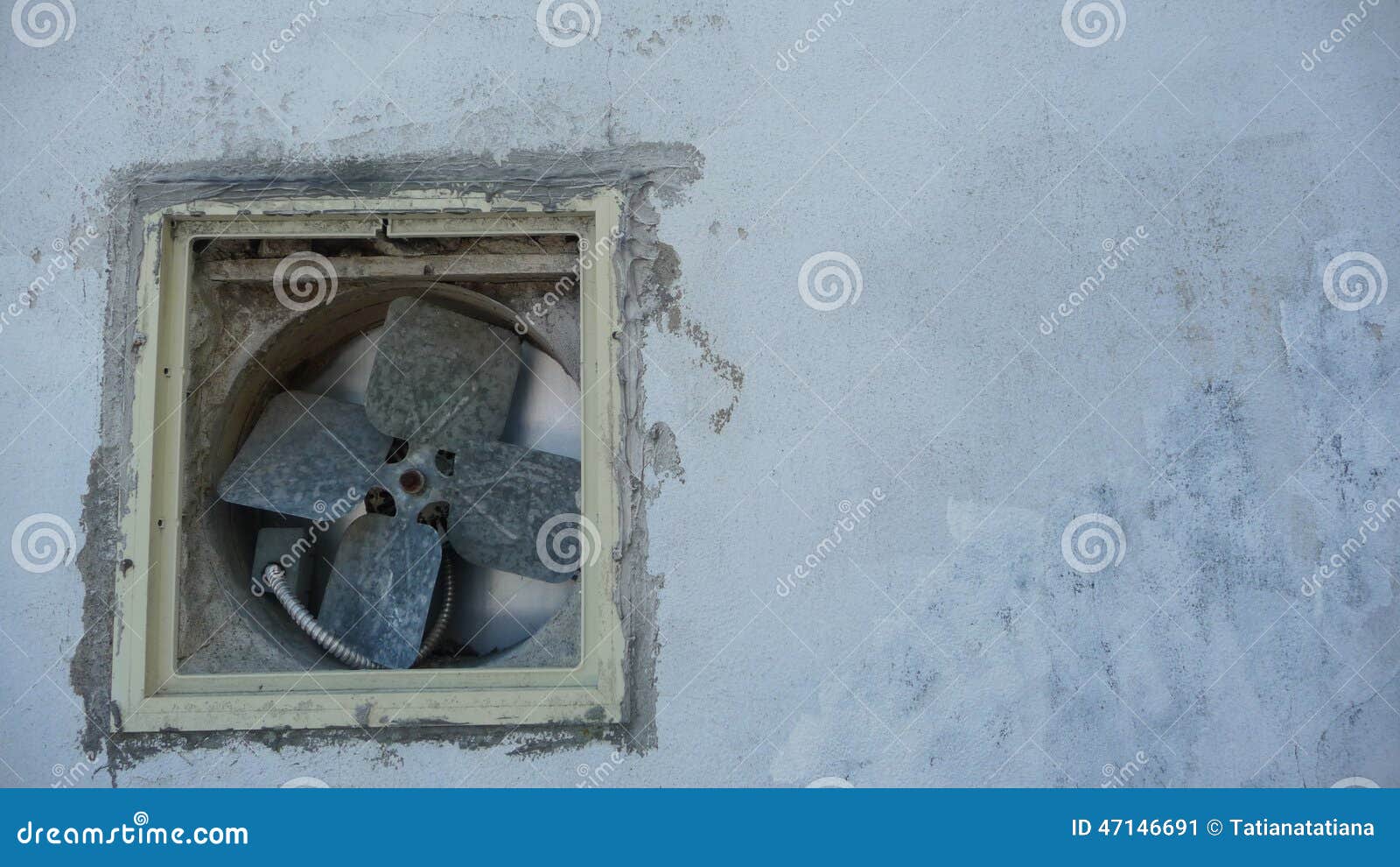 Fan in wall of building stock image. Image of background - 47146691