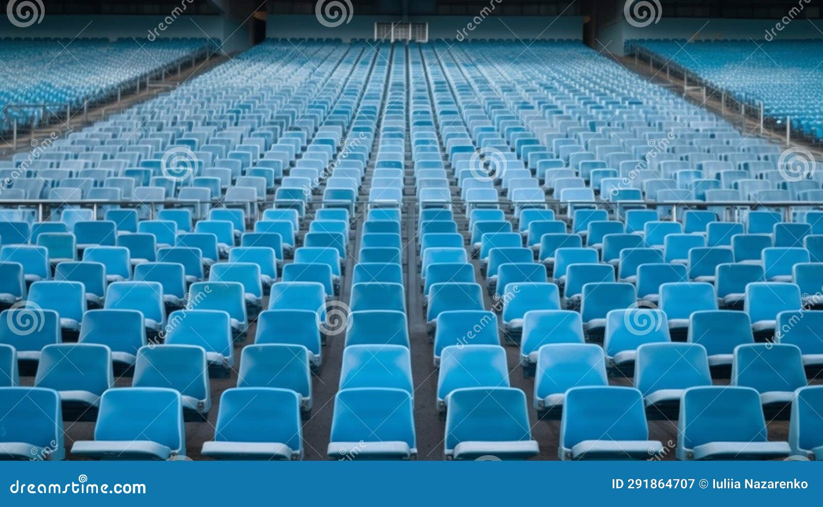 Fan Zone at the Stadium. AI Generated Stock Image - Image of deserted ...