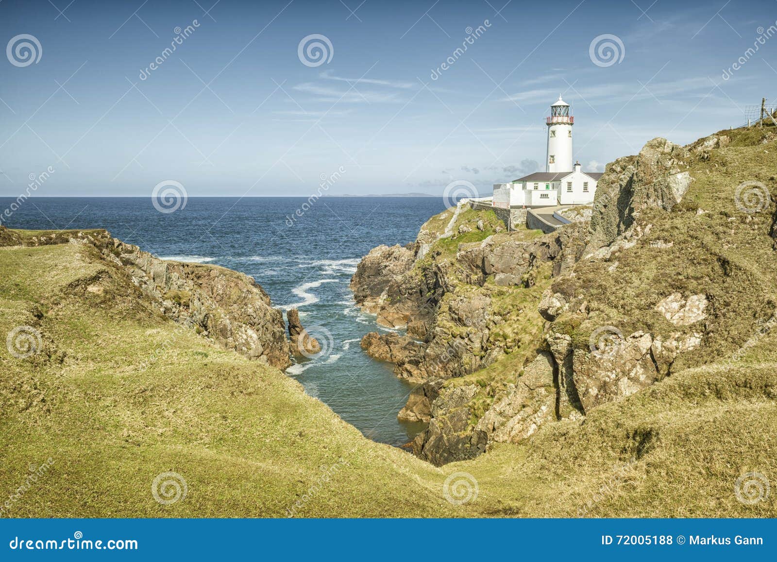 Fanad Head lighthouse stock photo. Image of navigation - 72005188