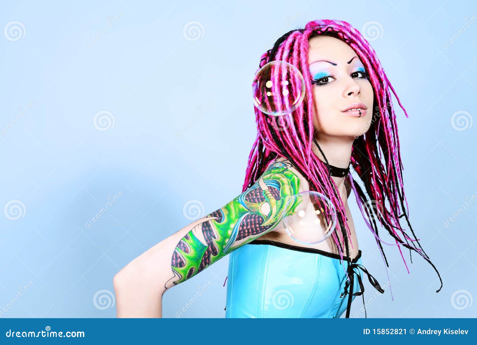 Fanciful girl stock image. Image of fascinating, clothes - 15852821