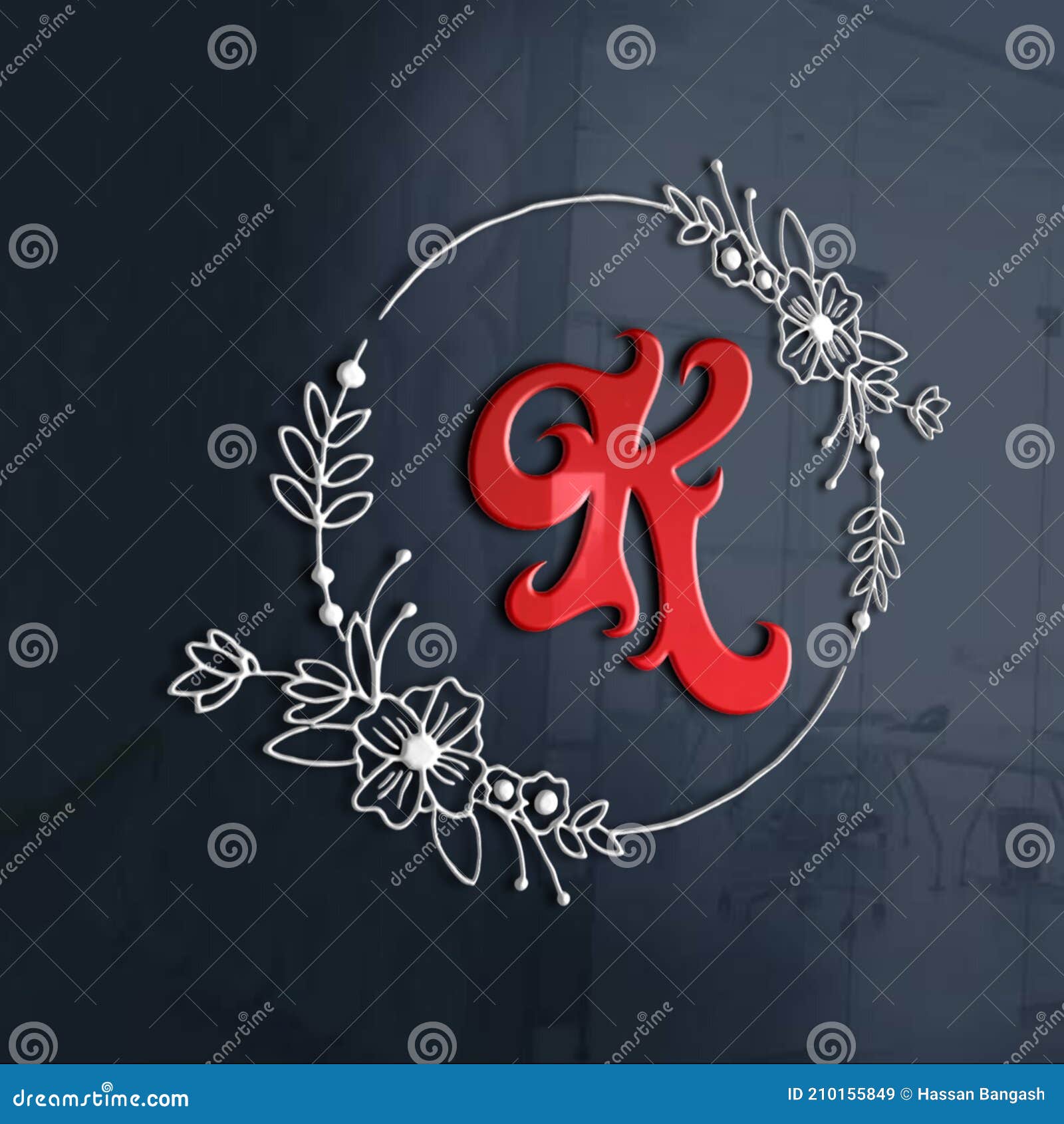 Fancy Alphabet Logo Design stock illustration. Illustration of circle ...