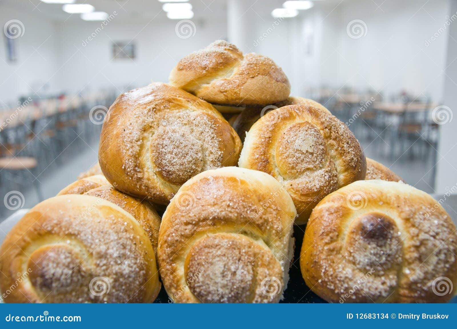 Fancy bread with sugar stock photo. Image of fresh, croissant - 12683134