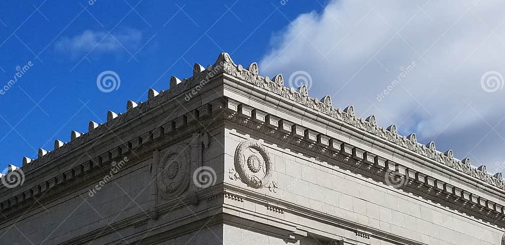 Fancy Building stock photo. Image of blue, beige, artwork - 129136720