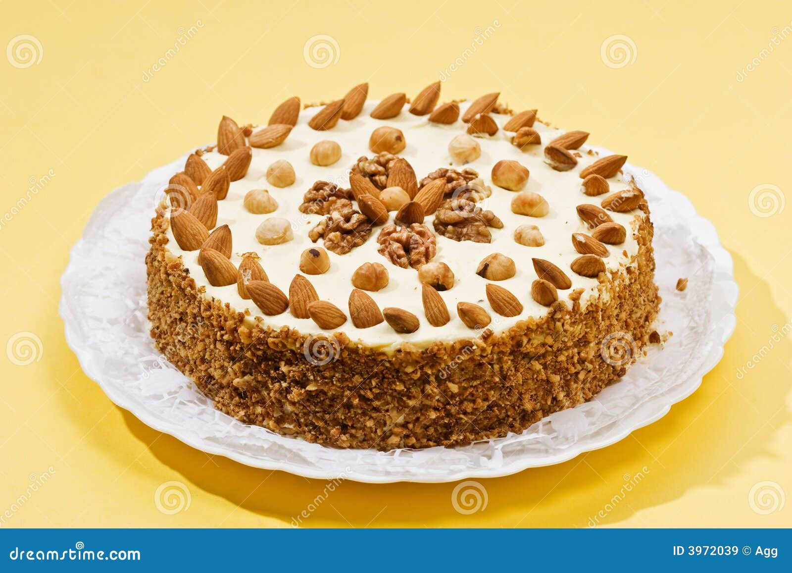 Fancy cake stock image. Image of tasteful, light, confection - 3972039