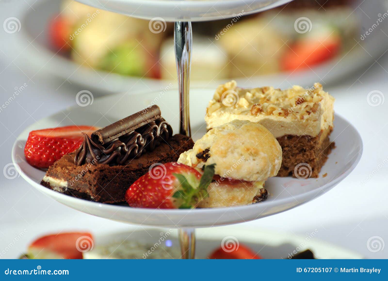 Fancy Cakes on a Cake Stand Stock Image - Image of dessert, buffet ...
