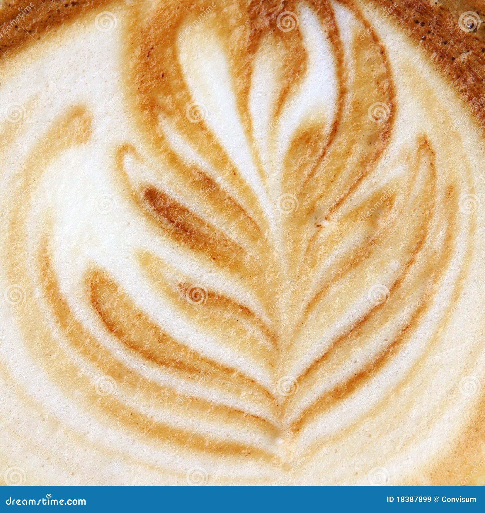 Fancy cappuccino design stock image. Image of artwork - 18387899