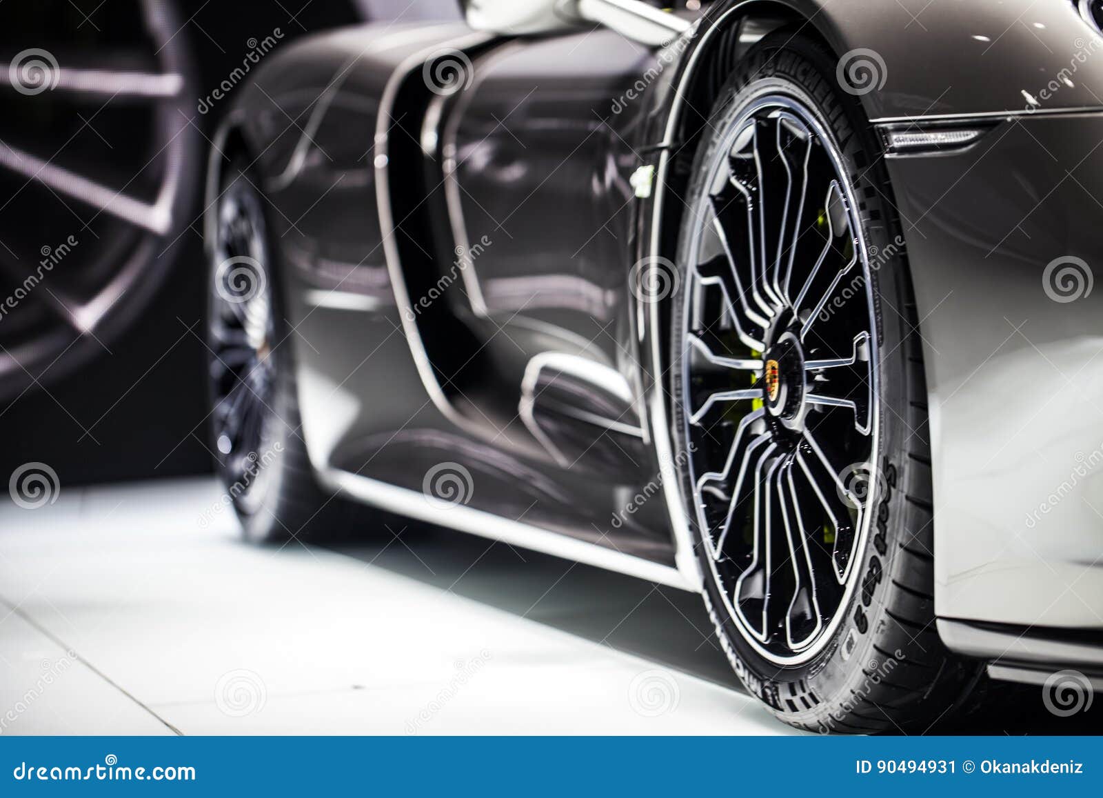 Fancy Car stock image. Image of glass, curve, light, electric - 90494931