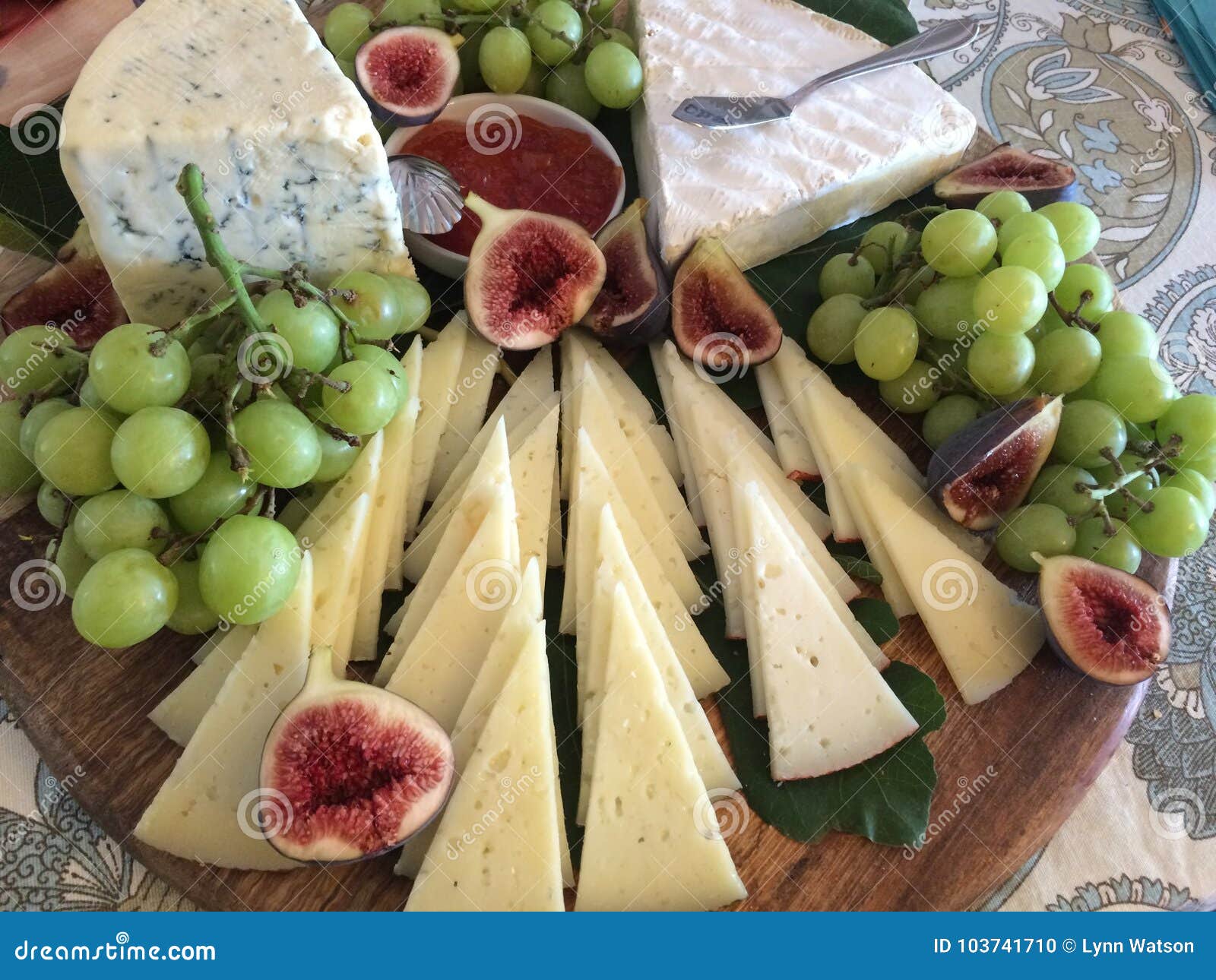 Fancy cheese plate stock photo. Image of gourmet, elegant - 103741710