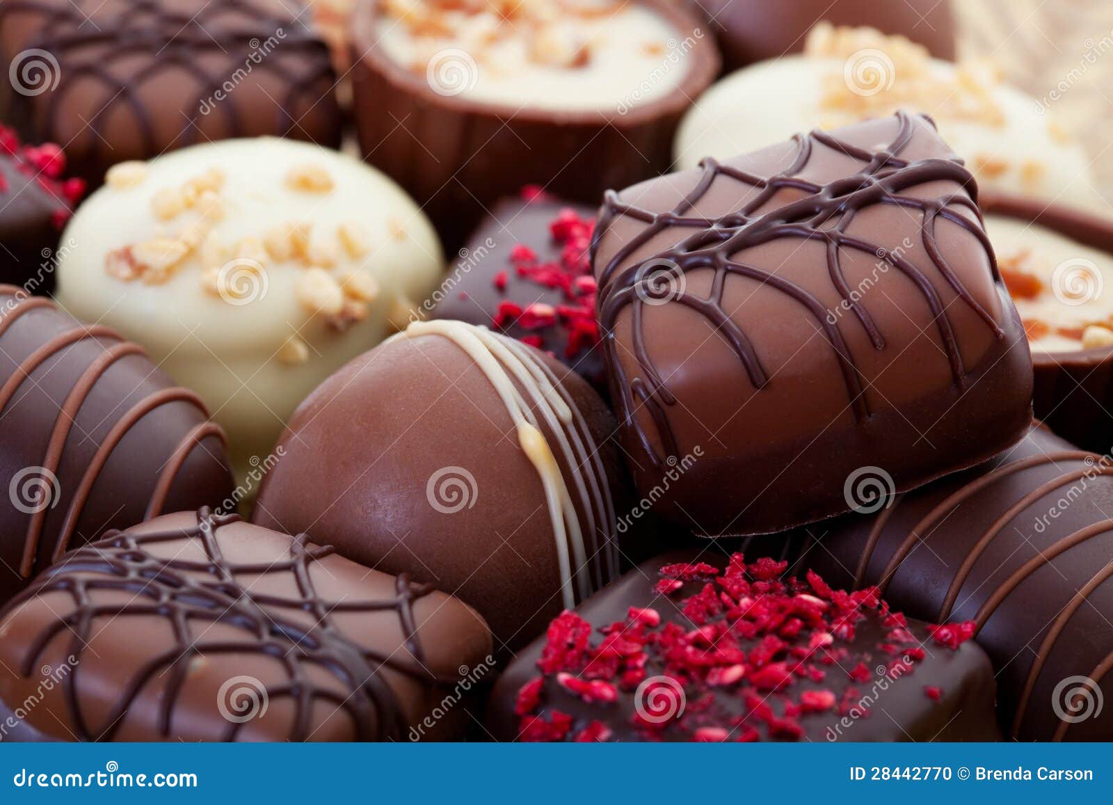 Fancy Chocolates stock photo. Image of group, sweet, delicious - 28442770
