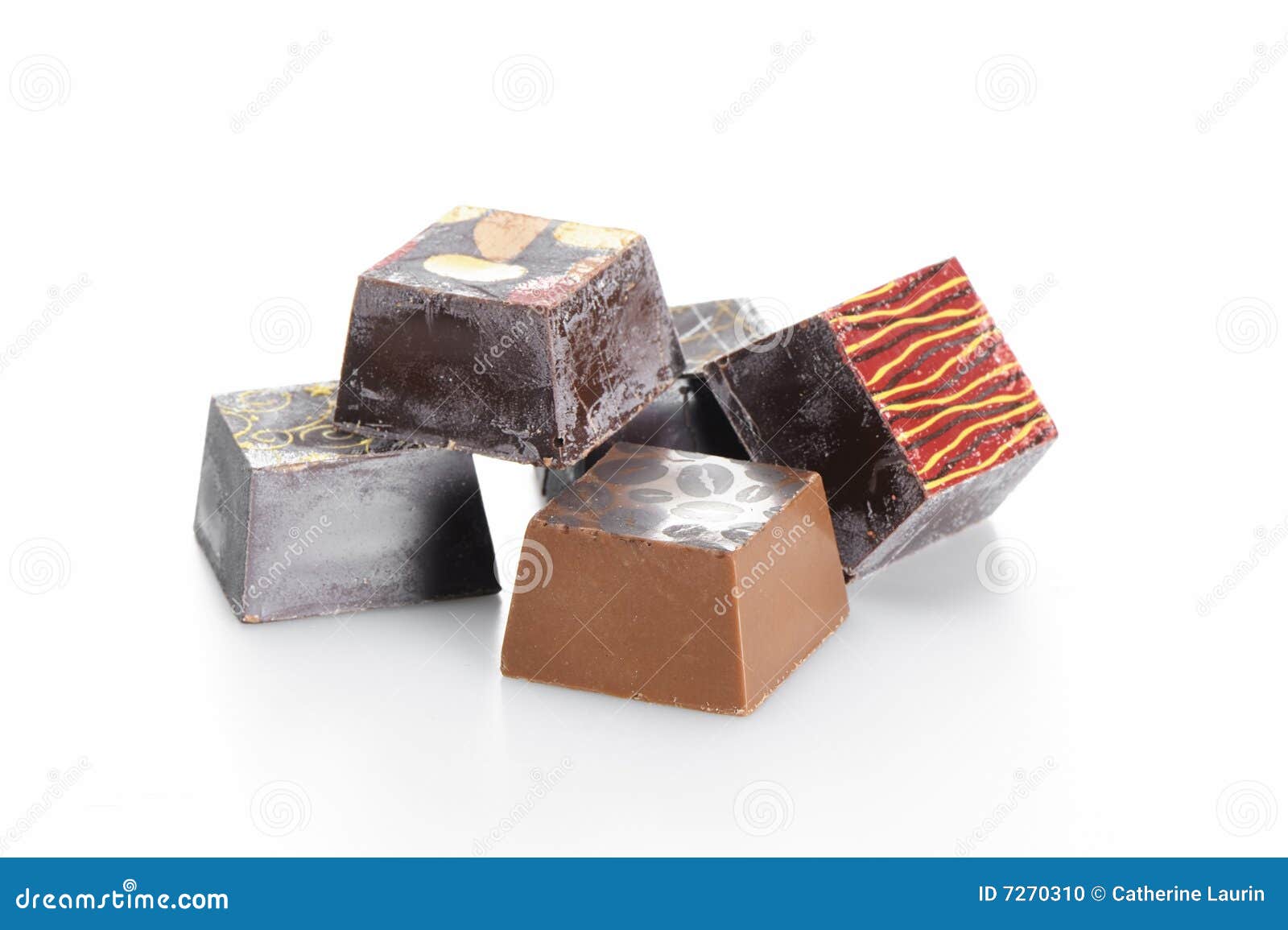 Fancy chocolates stock photo. Image of valentine, sweet - 7270310