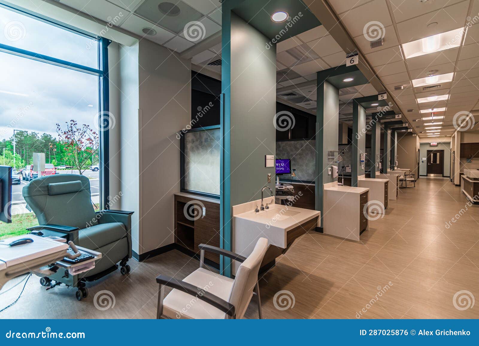 Fancy Clean Hospital Lobby Just Built Editorial Photo - Image of ...