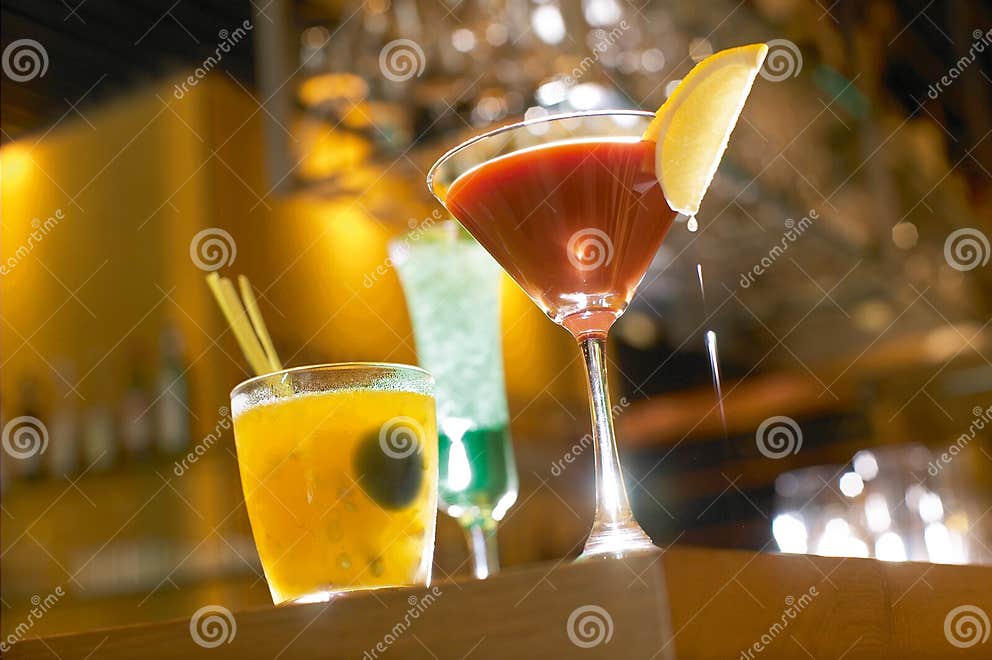 Fancy Cocktails stock image. Image of alcoholic, liquid - 13325601