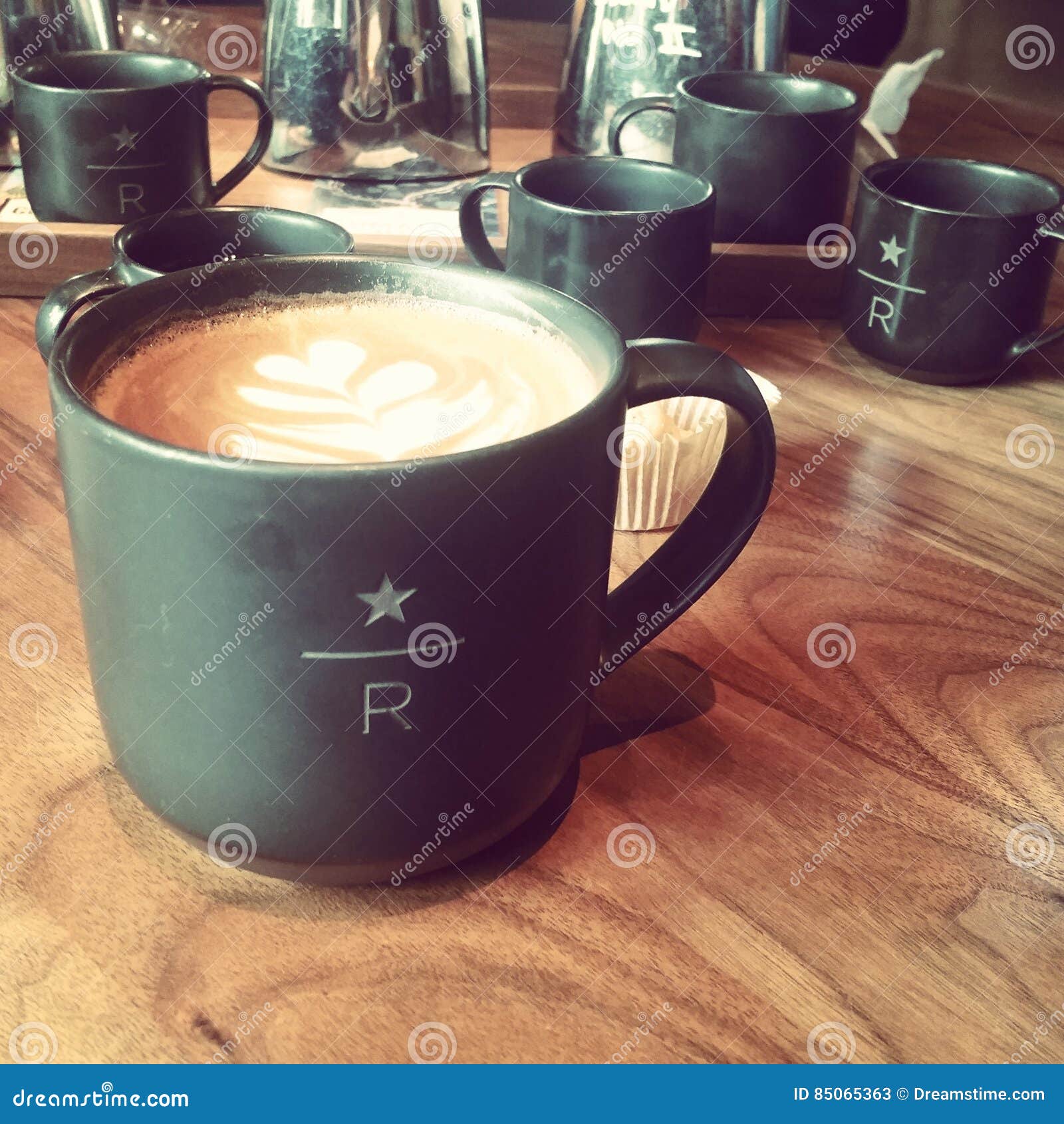 Fancy coffee stock image. Image of fancy, sampler, coffee - 85065363