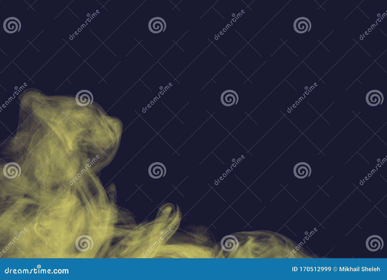 Fancy Colored Smoke. Curls and Clouds of Colored Smoke Stock Image ...