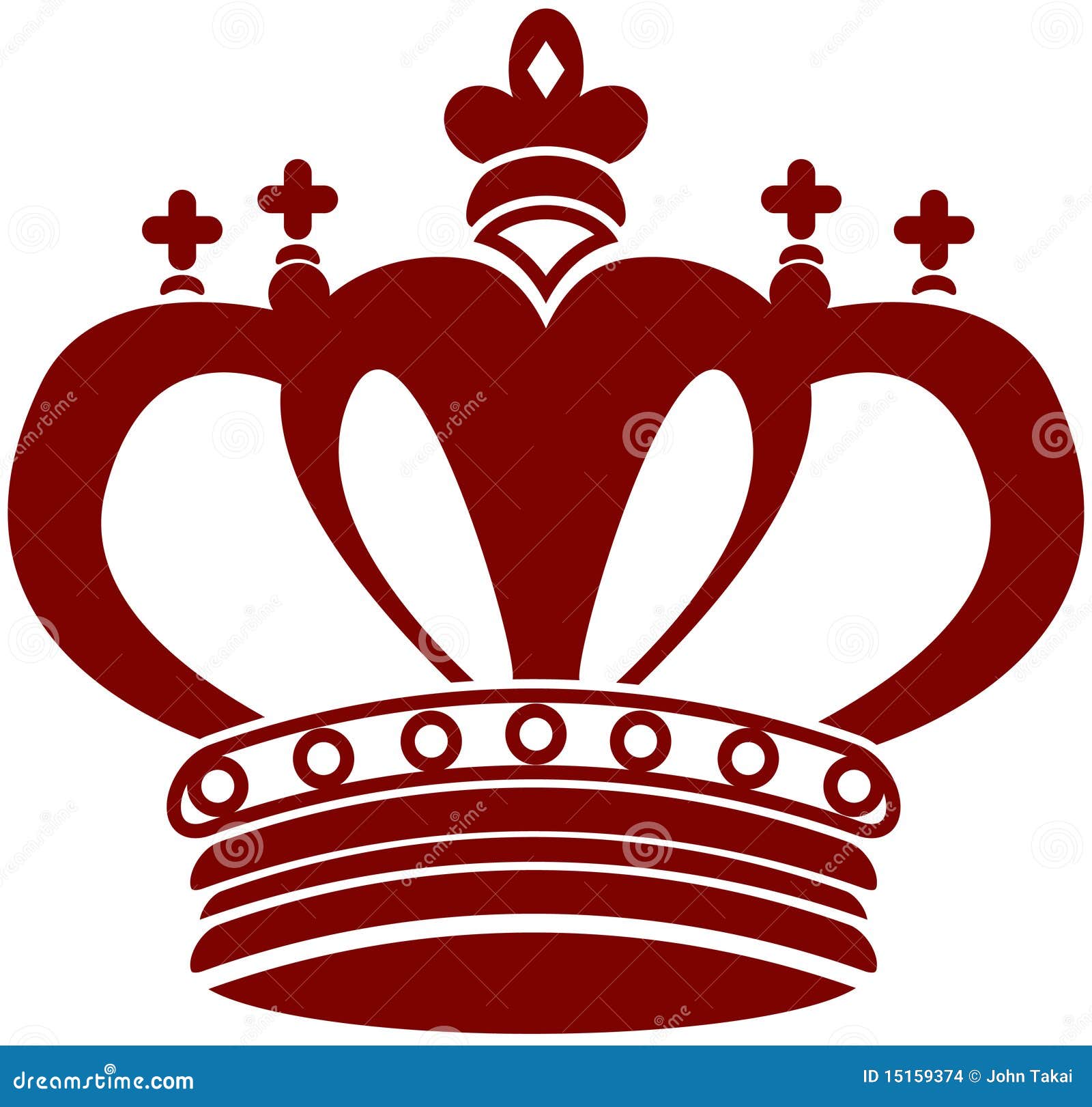 Fancy Crown stock vector. Illustration of emperor, leader - 15159374
