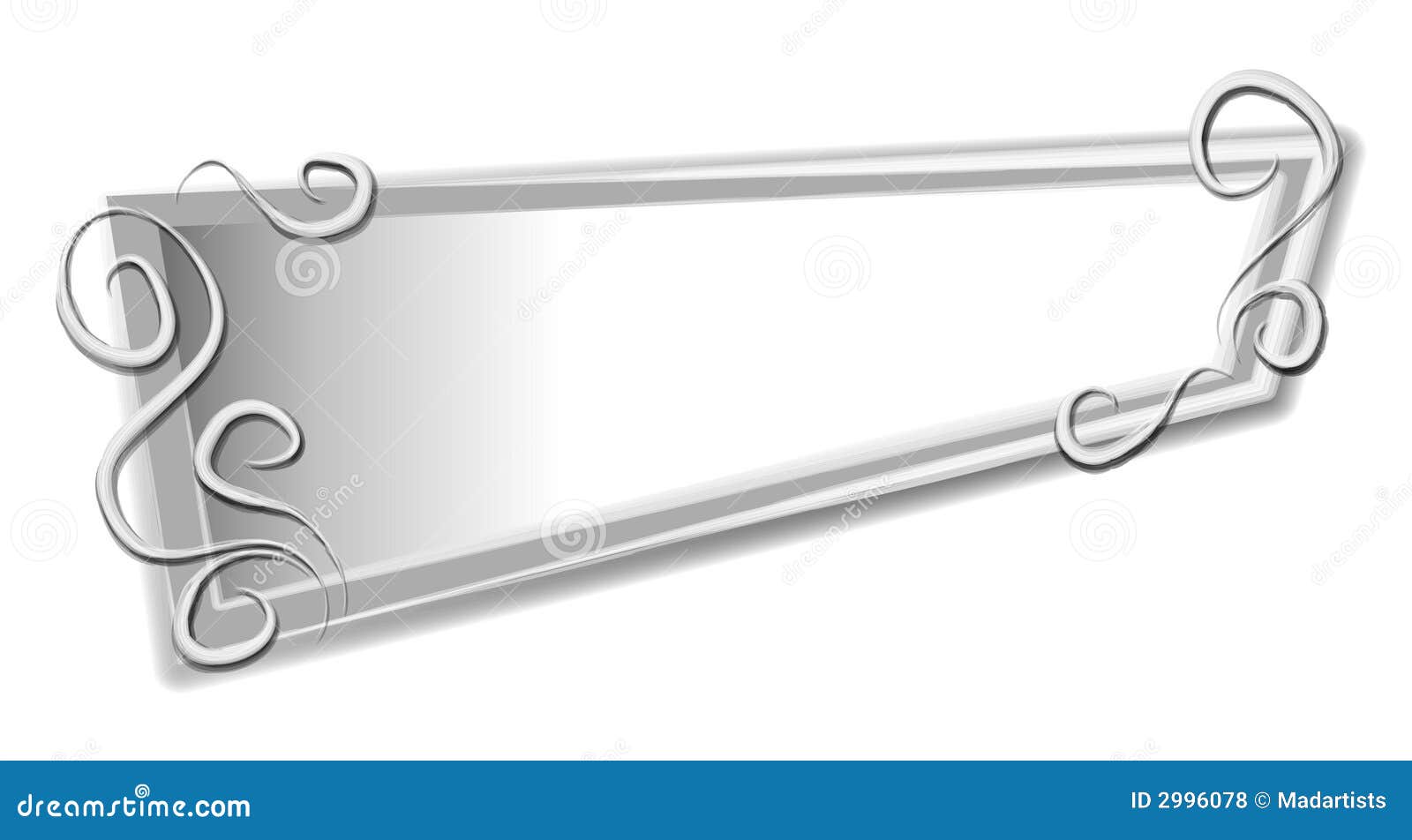 Fancy Decorative Web Page Logo Stock Illustration - Illustration of ...