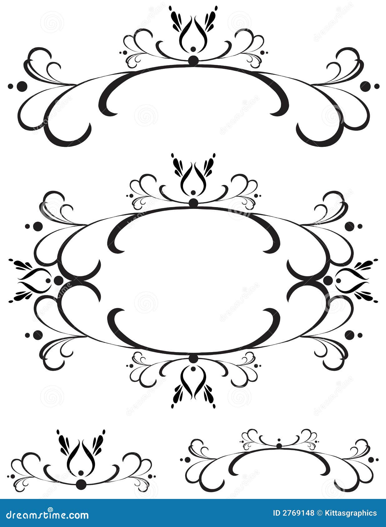 Fancy Detailed Decorations 74 Stock Vector - Illustration of graphic ...