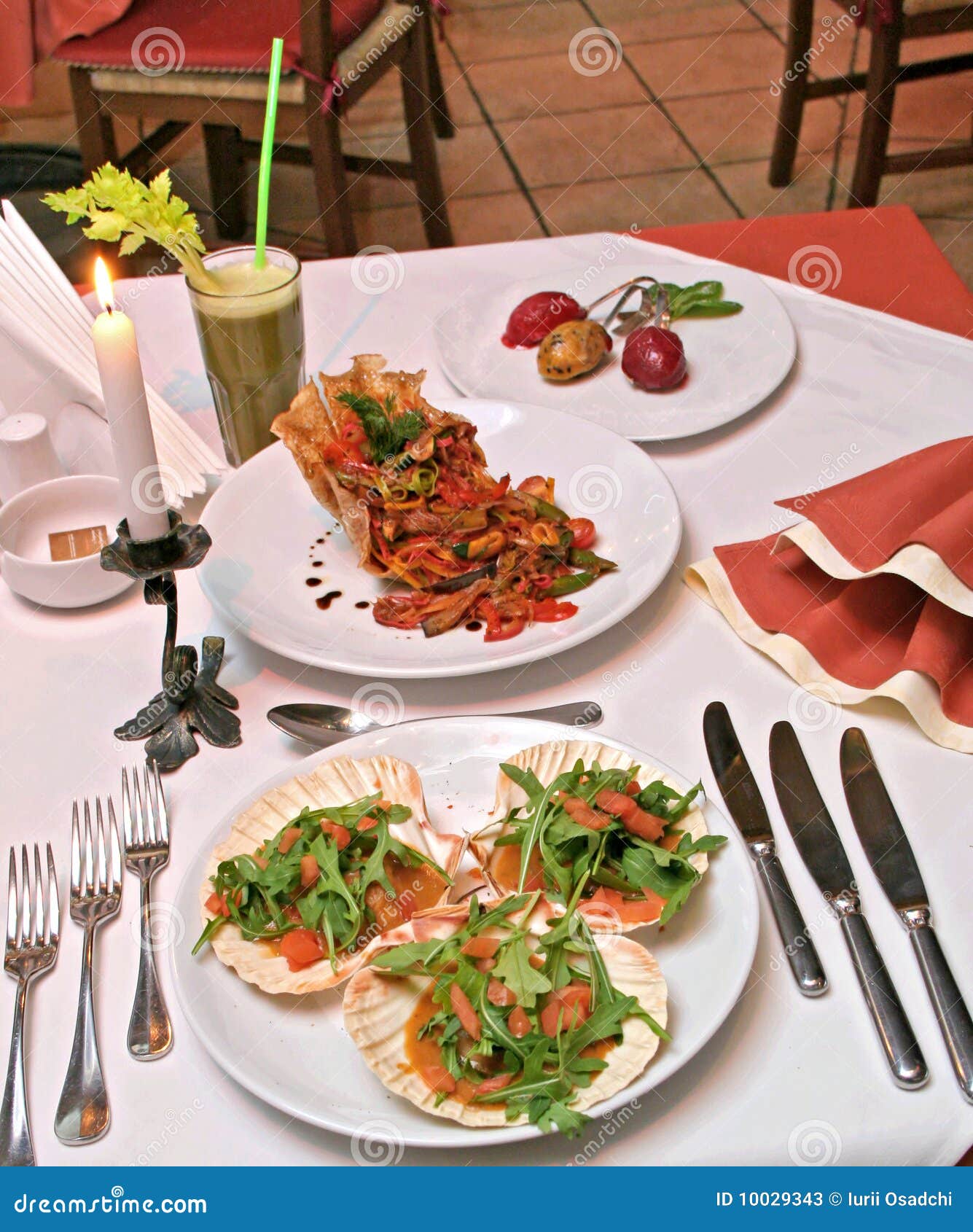 Fancy Dinner Stock Photos - Image: 10029343