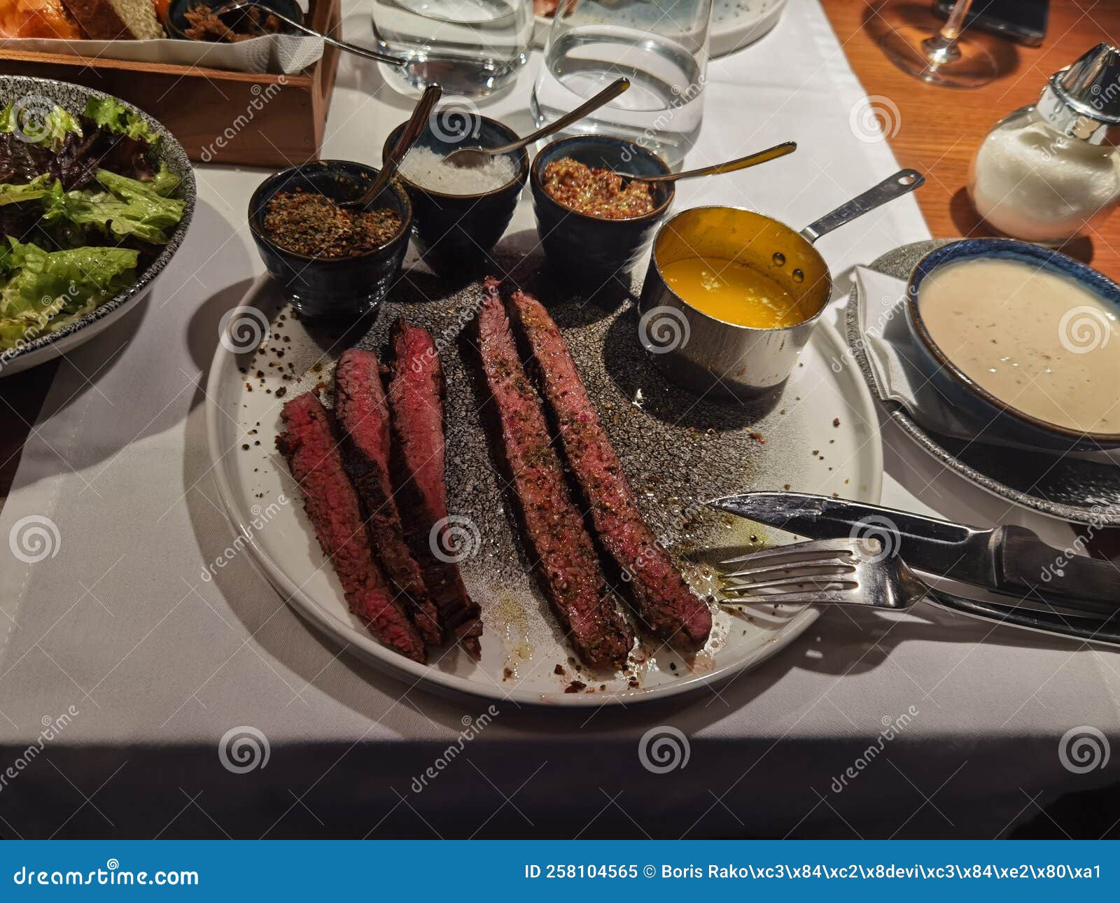 Fancy dinner - beautiful stock image. Image of dish - 258104565