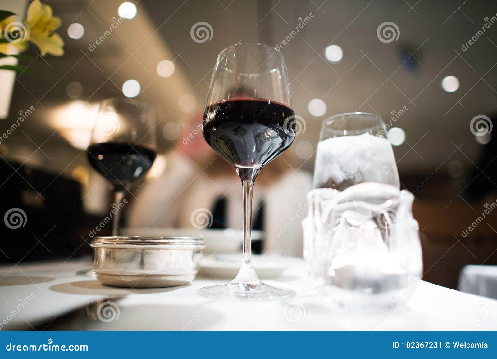 Fancy Dinner Centerpiece & Setting Stock Image | CartoonDealer.com ...