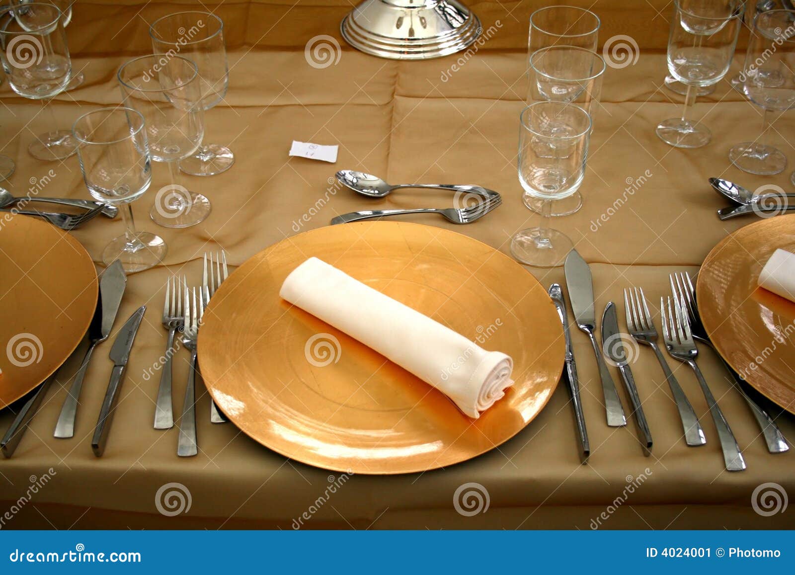 Fancy Dinner Centerpiece & Setting Stock Image | CartoonDealer.com ...