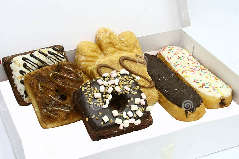 Fancy donuts stock image. Image of isolated, candy, cinnamon - 3822485
