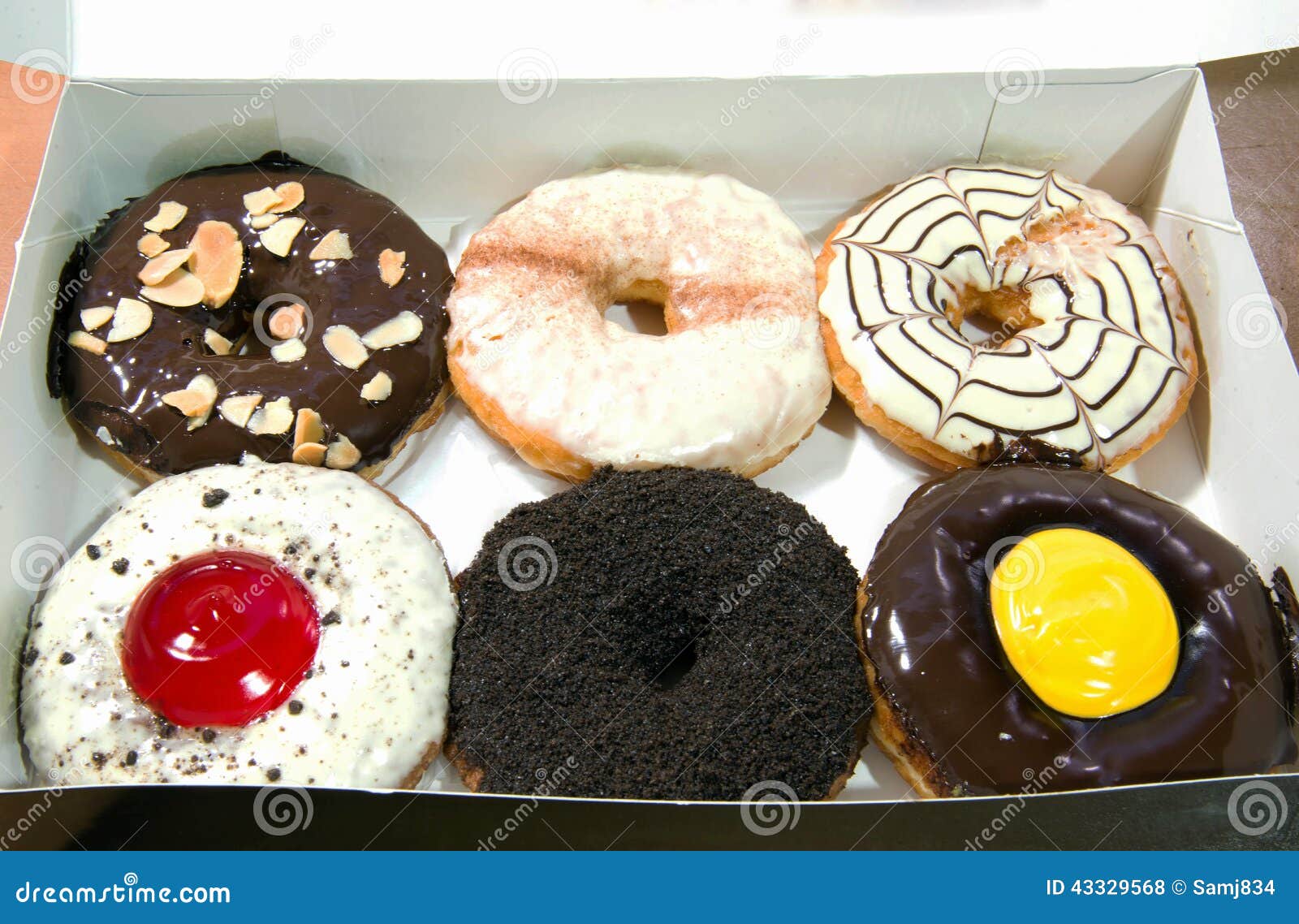 The Fancy Donuts stock photo. Image of snack, delicious - 43329568