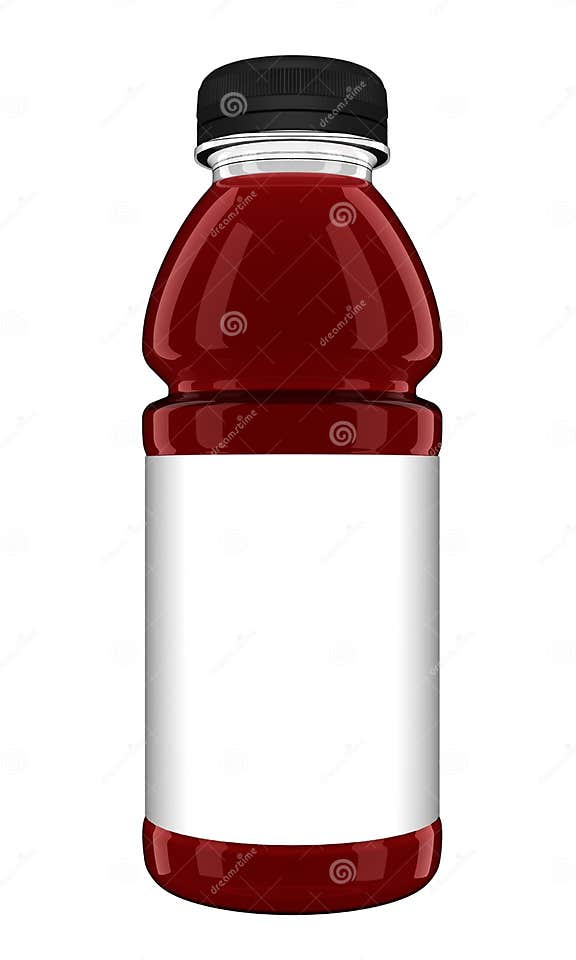 Fancy drink bottle stock illustration. Illustration of blank - 10466723