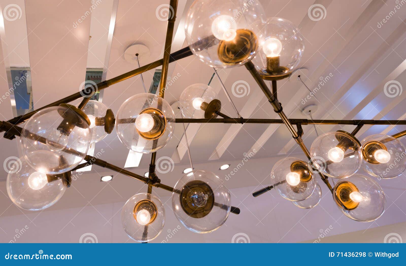 Fancy Electrical Ceiling Lamp Stock Photo - Image of light, electricity ...