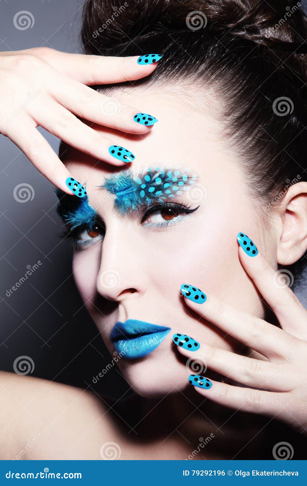 Fancy eyebrows stock photo. Image of girl, complexion - 79292196