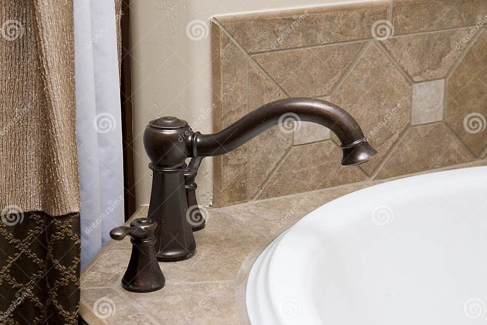 Fancy faucet stock photo. Image of modern, bronze, elegant - 1928104