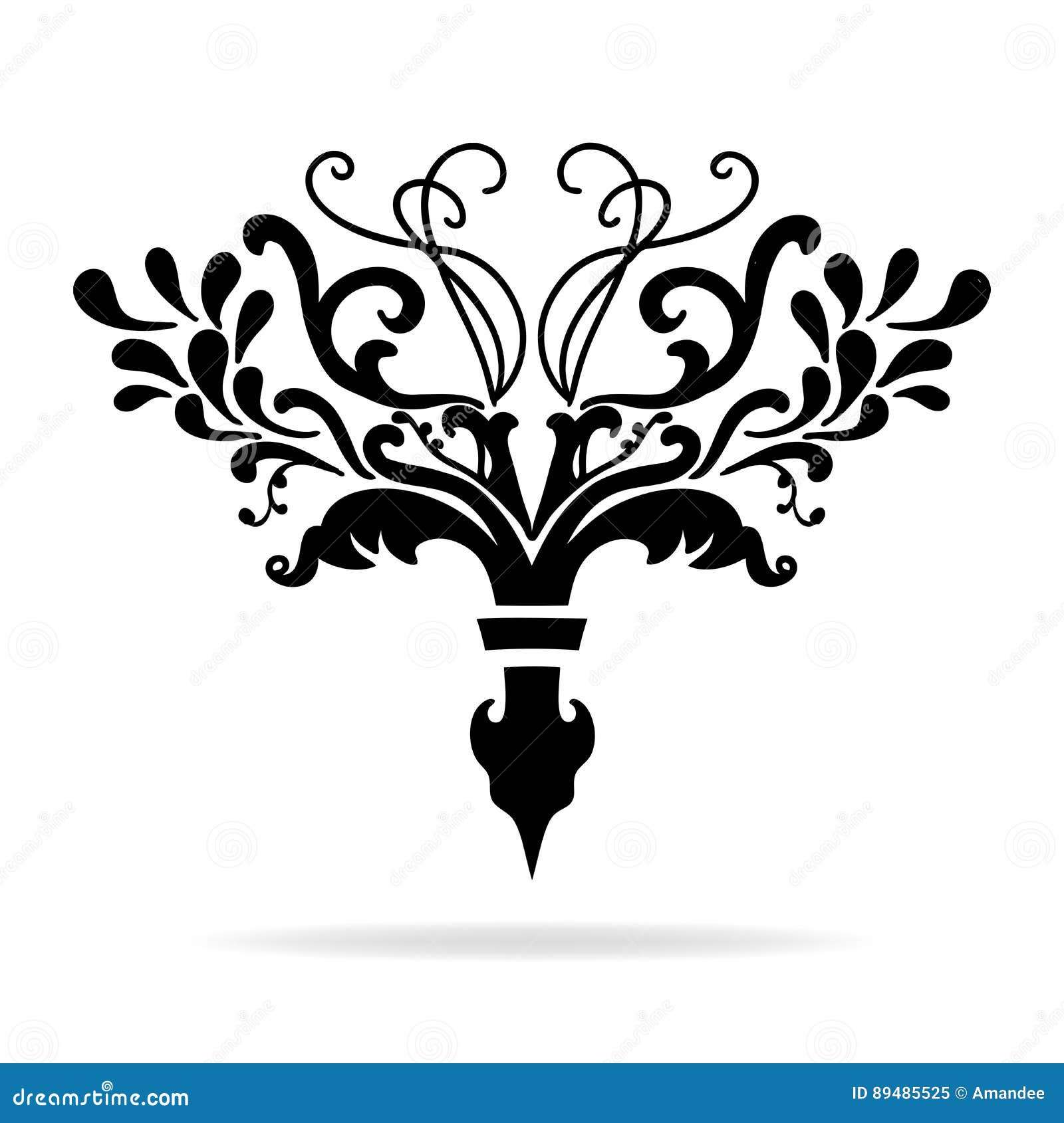 Text Divider. Page Separators Decoration. Vector Dividers Or Breaks ...