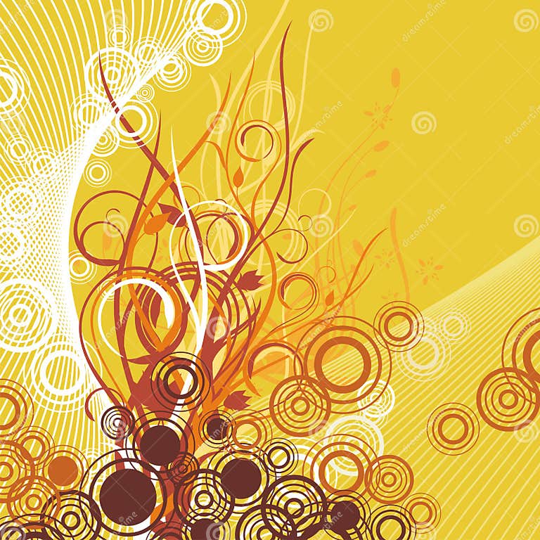 Fancy floral design stock vector. Illustration of flora - 4797547