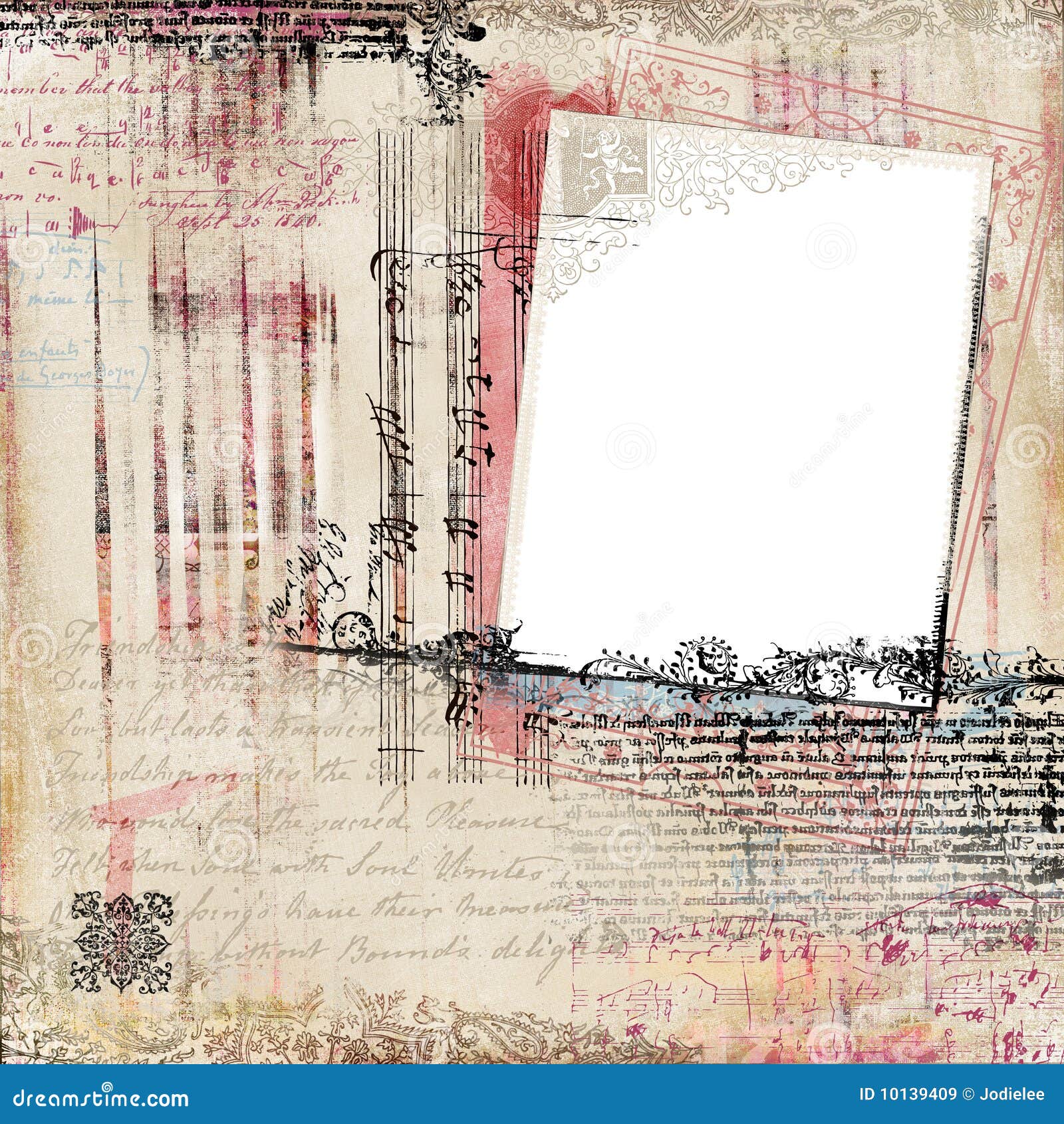 Fancy Flourish Border Frame Stock Illustration - Illustration of frame ...