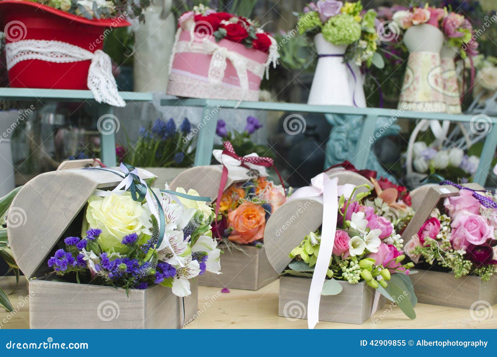 Fancy flowershop stock image. Image of leaf, macro, cultivation - 42909855