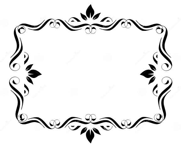 Fancy Frame Border stock vector. Illustration of page - 138072938